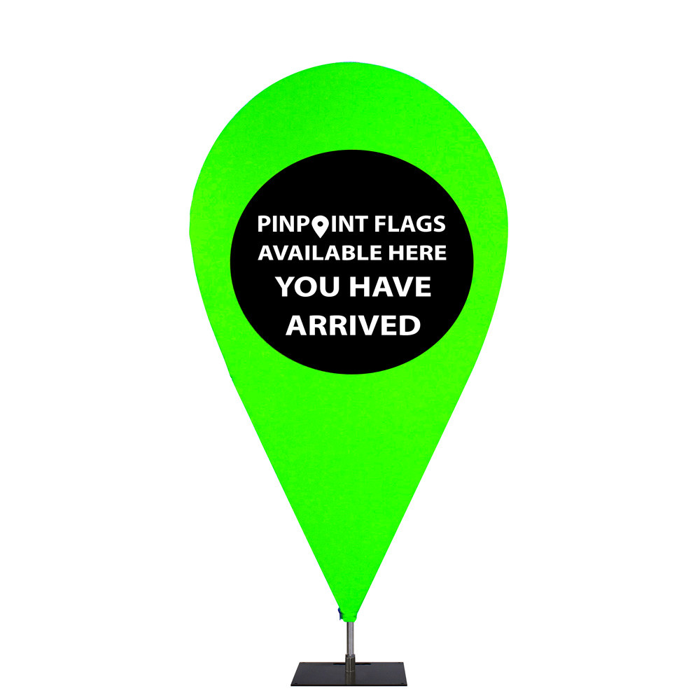 Medium Pinpoint Display – Square Base Double-Sided Indoor Graphic ...