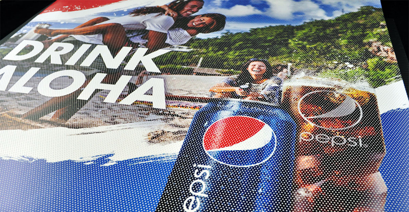 See Thru Decal – Transparent Decals | New York Banner Stands