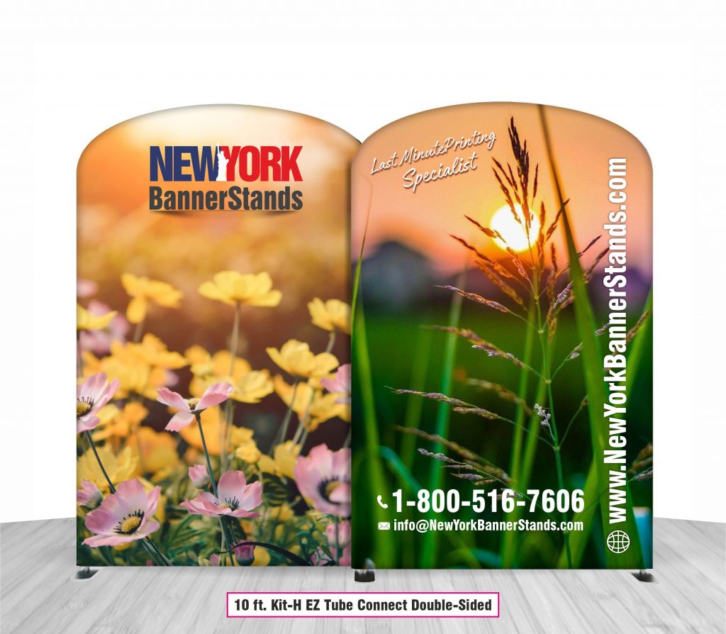 10 ft Kit H EZ Tube Connect – Double-Sided Modular Display Wall | New ...