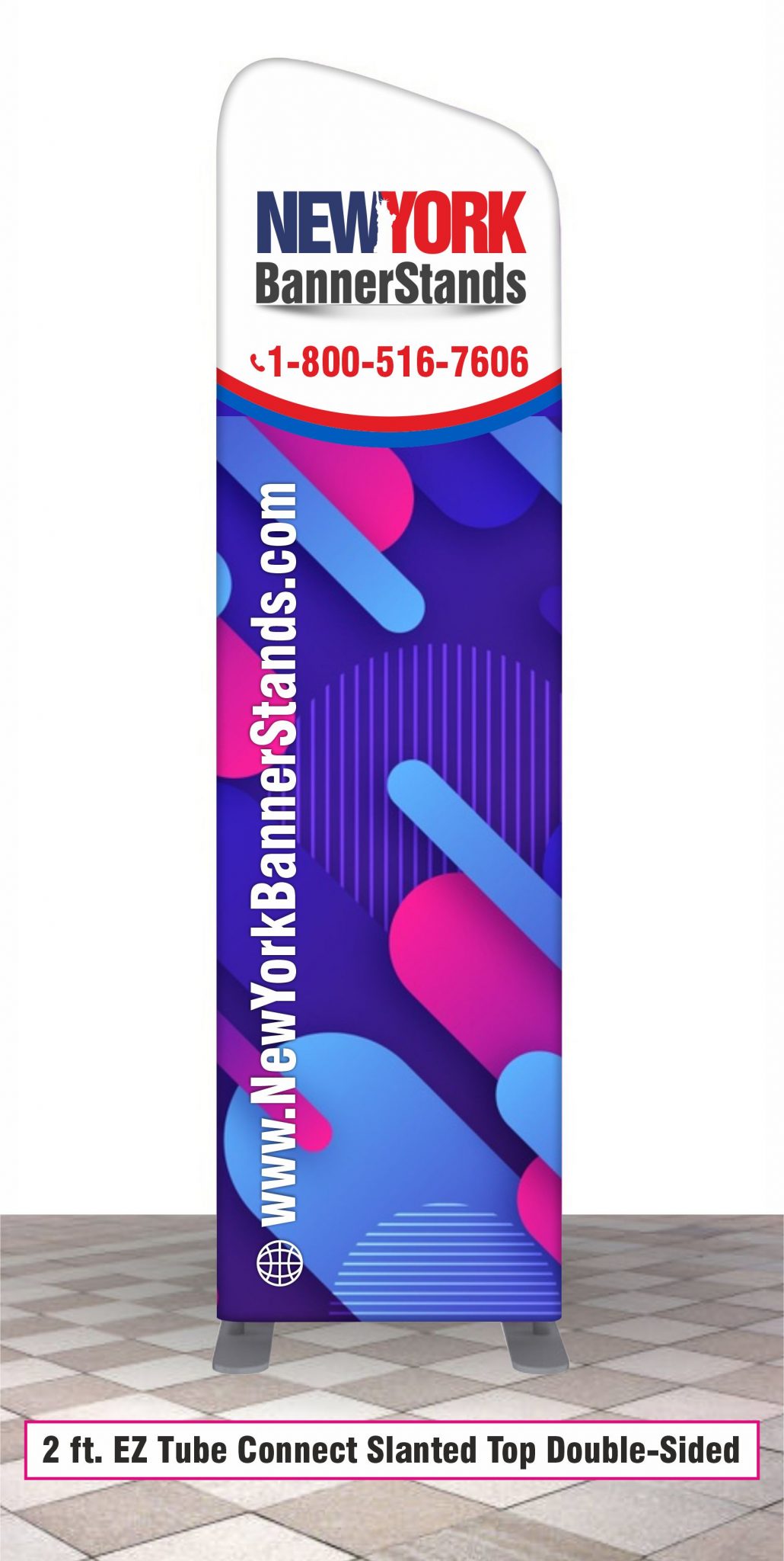 2 ft. EZ Tube Connect Slanted Top Double-Sided