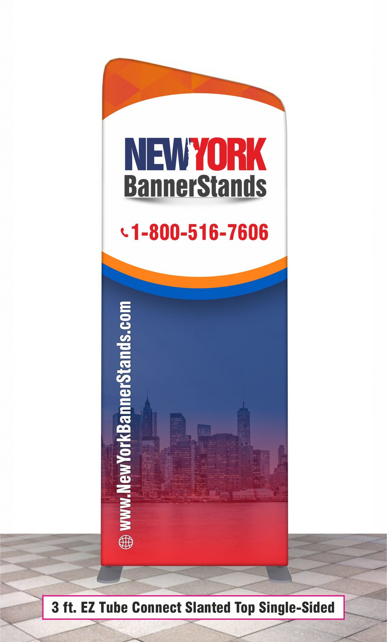 3 ft. EZ Tube Connect Slanted Top Single-Sided - 10ft Tent Half Wall ...