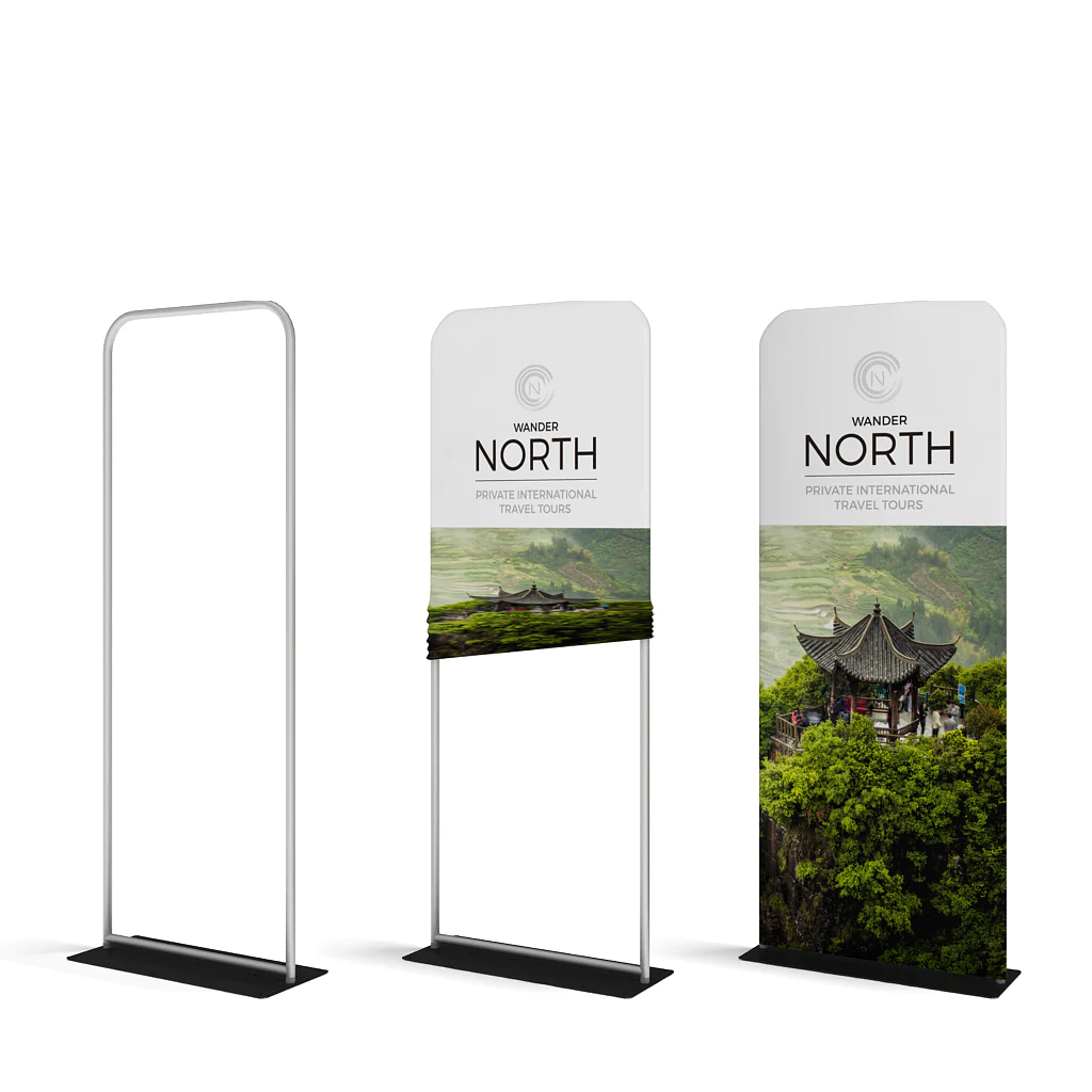 WaveLine Banner Stand – 36″x89″ Displays - New York Banner Stands