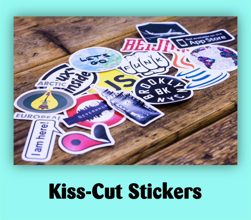 Kiss Cut Stickers New York Banner Stands